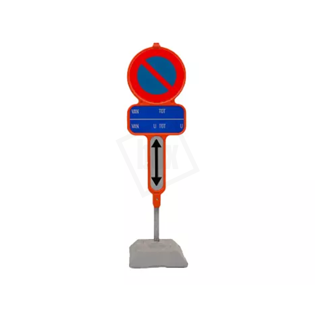 Parkeerverbodsbord - PVC - dubbel » BOXrentals